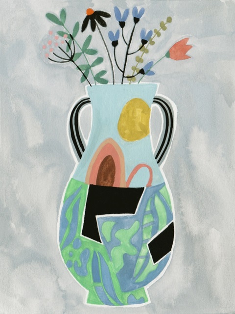 Collage Vase I (#2754937) - The World Art Group
